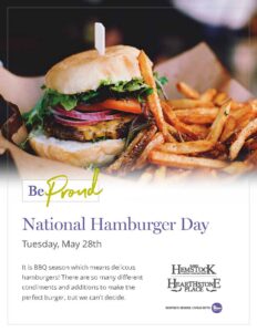 May 28th, 2024 - National Hamburger Day! - Dr. James Hemstock ...