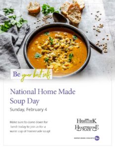 February 2nd, 2024 - National Homemade Soup Day! - Dr. James Hemstock ...