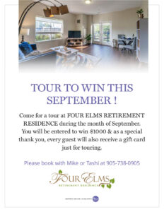 September 2025 - Tour to Win This September! - Four Elms Retirement ...