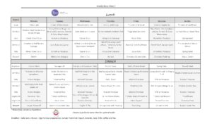 December 4th, 2023 - Weekly Menu! - The Village