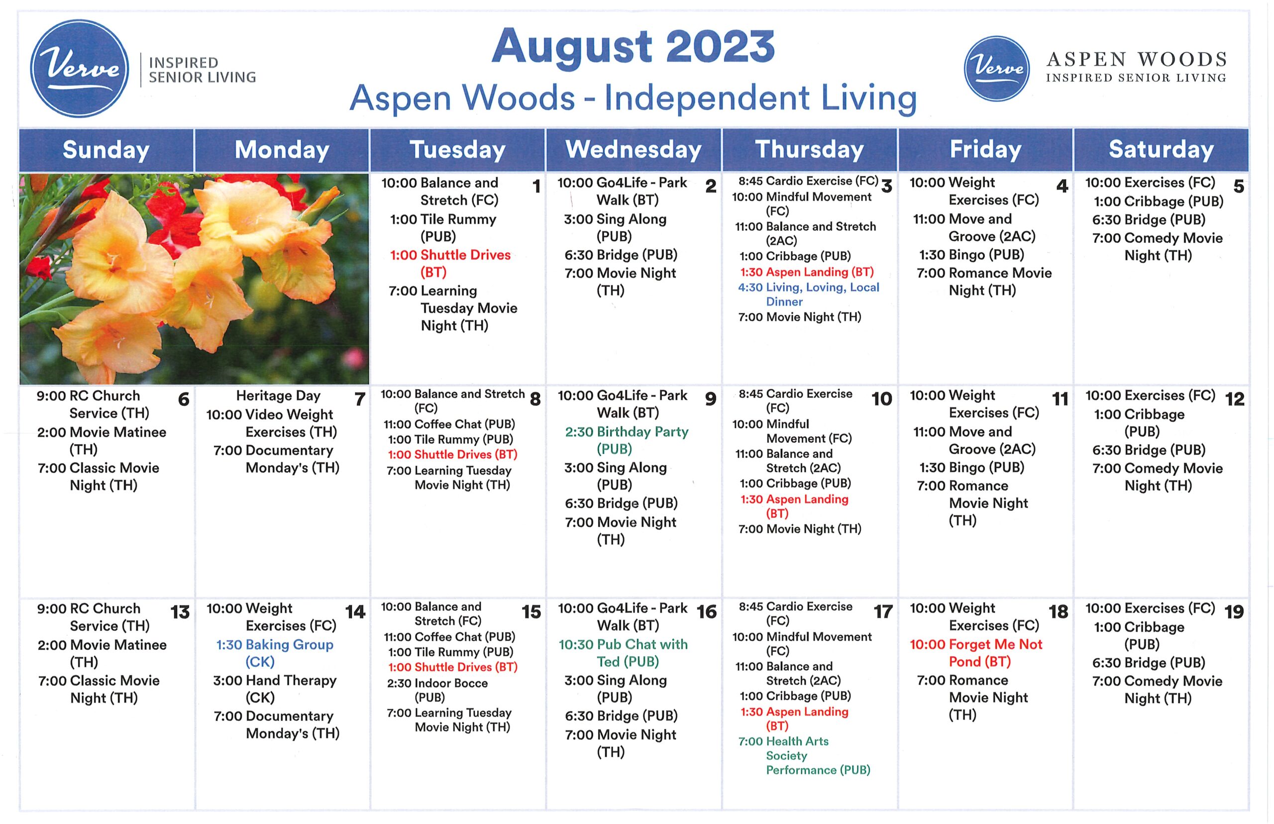 August 2023 - August Aspen Times Newsletter - Verve Aspen Woods