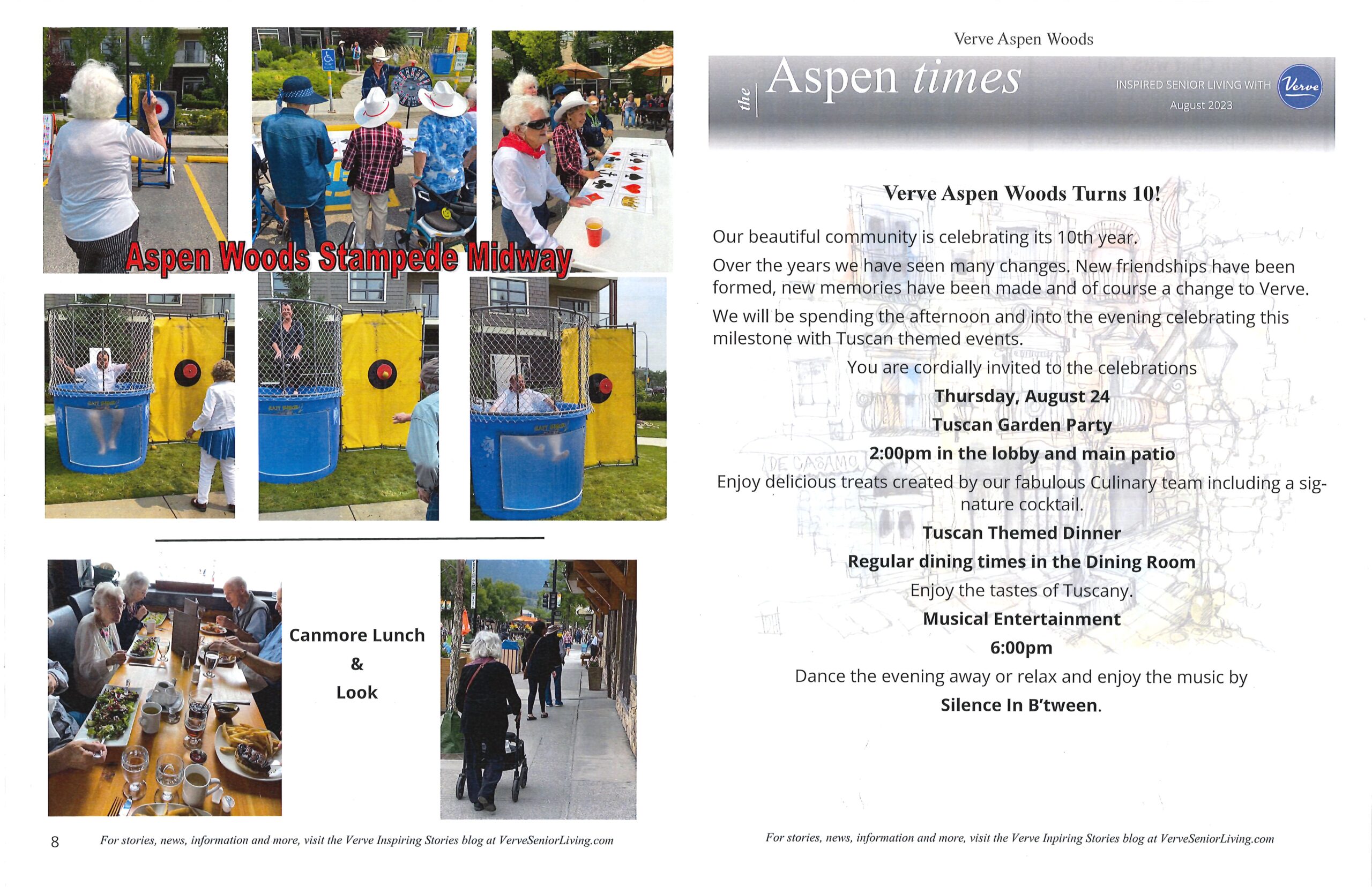 August 2023 - August Aspen Times Newsletter - Verve Aspen Woods