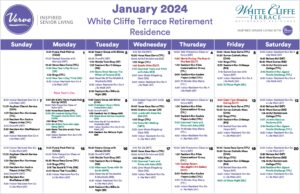 January 2024 - Monthly Activity Calendar! - White Cliffe Terrace ...